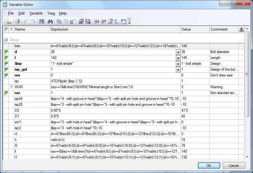 Service Commands and Tools > Creating Libraries of Parametric Elements